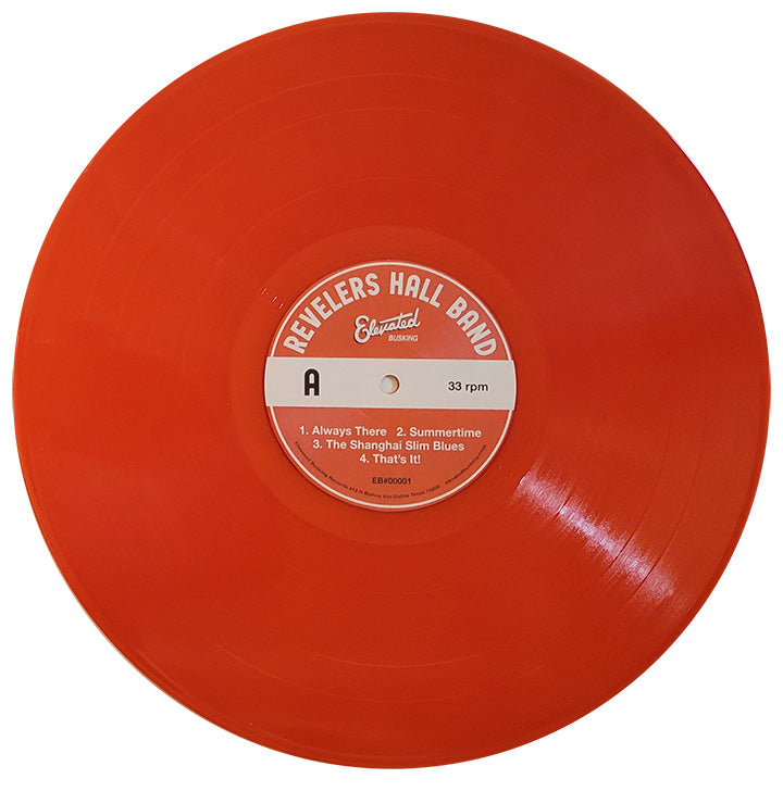 Revelers Hall Band Vinyl Record - Red Transparent – Elevated Busking ...